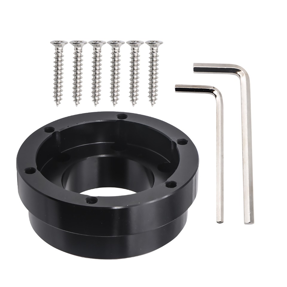 Black 70MM Racing Steering Wheel Adapter Plate For Logitech G29 G920 ...