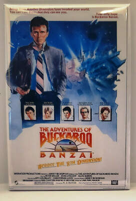 Buckaroo Banzai MAGNET 2"x3" Refrigerator Locker Movie Poster #2 | eBay