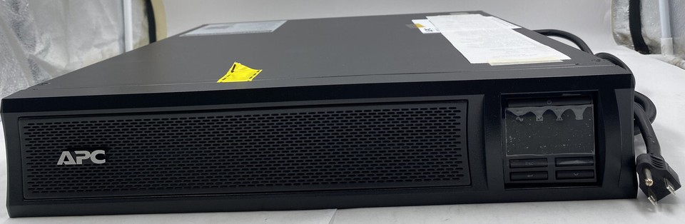 APC SMX1500RM2UNC SMART-UPS POWER120V 2RU USB RACKMOUNT BATTERY BACKUP ...