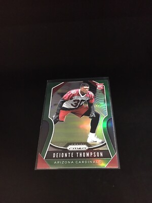 Deionte Thompson 2019 Panini Prizm Green Prizm RC Football Card ...