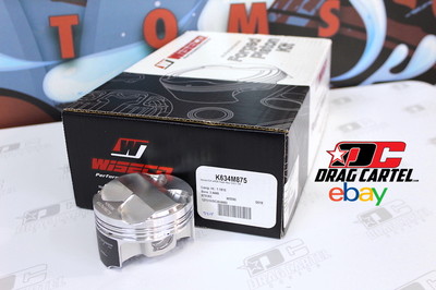 Wiseco All Motor Pistons 12.5:1 87.5mm Bore Honda Acura K24 K24A K24A2 ...