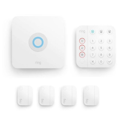 Ring Alarm Security System 2nd Gen Wireless Range, Contact, Keypad, 6 ...
