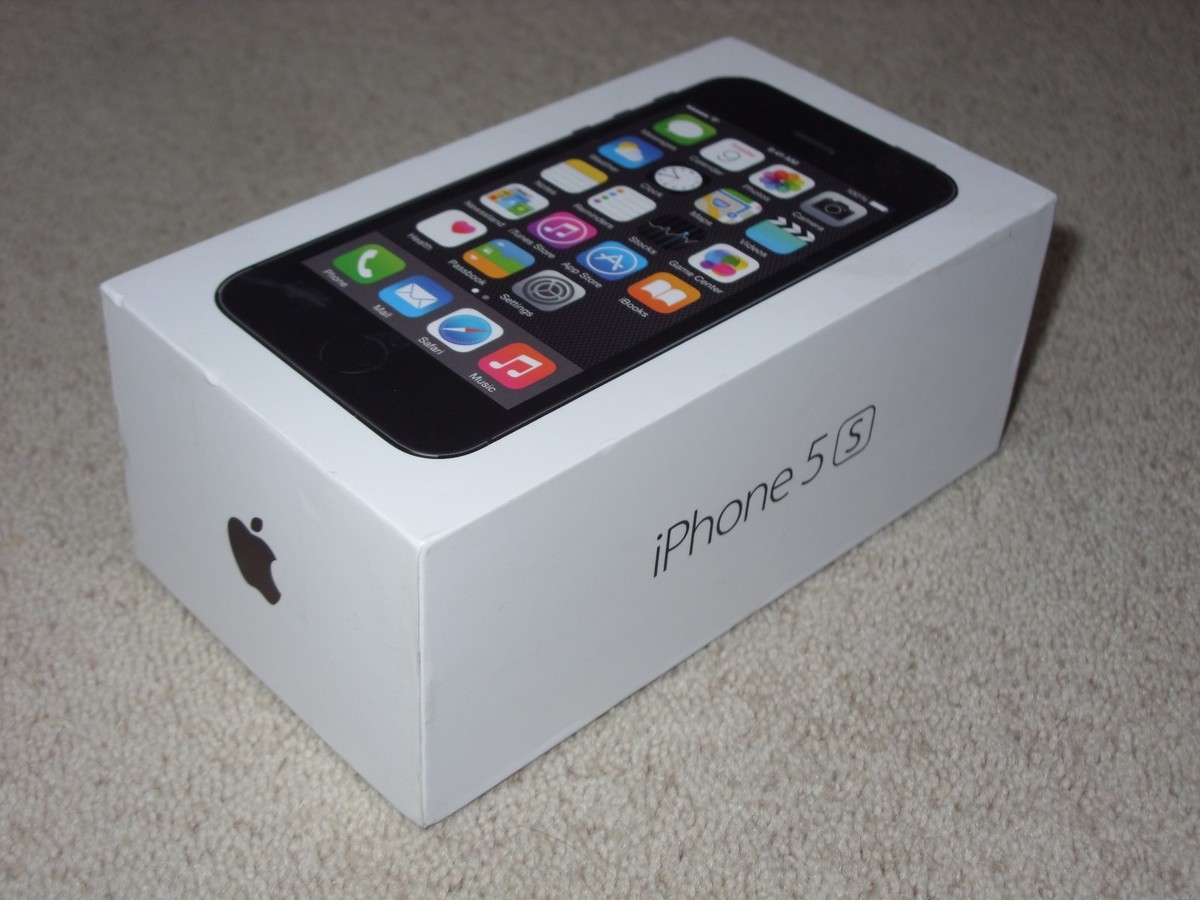 Iphone 5s Space Grey Box