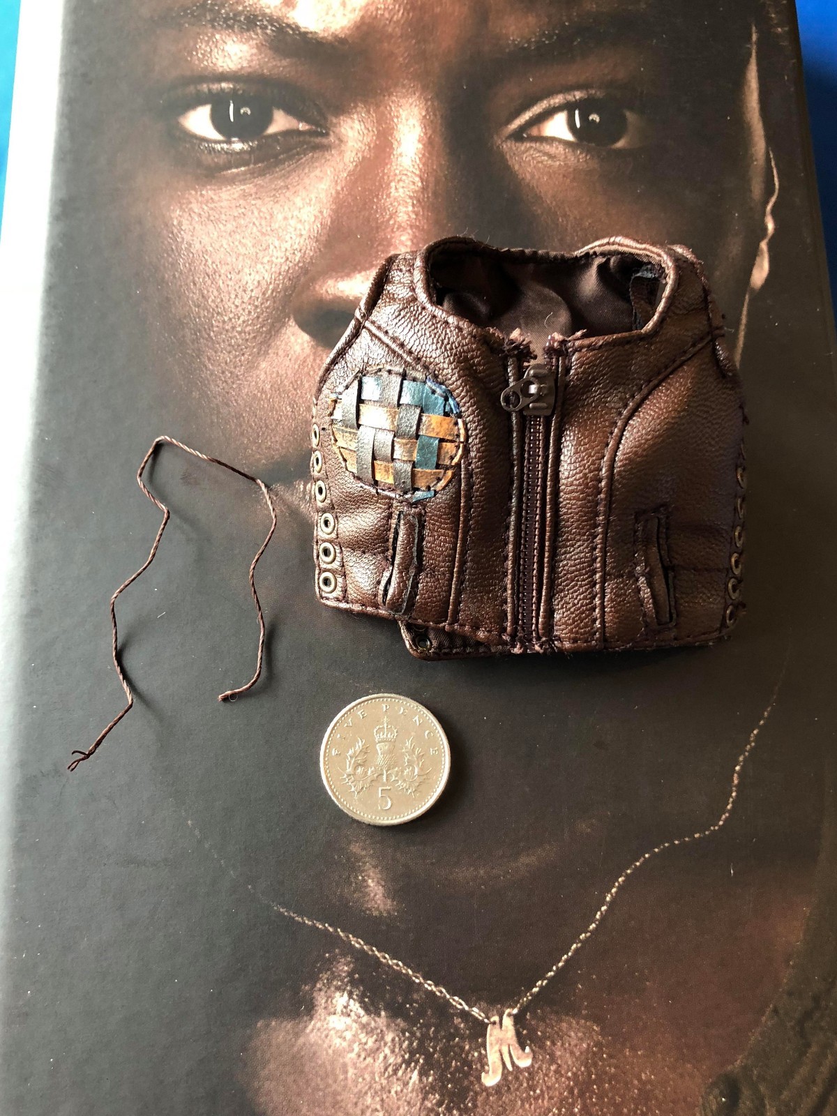 ThreeZero The Walking Dead TWD Michonne Leather Waist Coat loose 1/6th ...