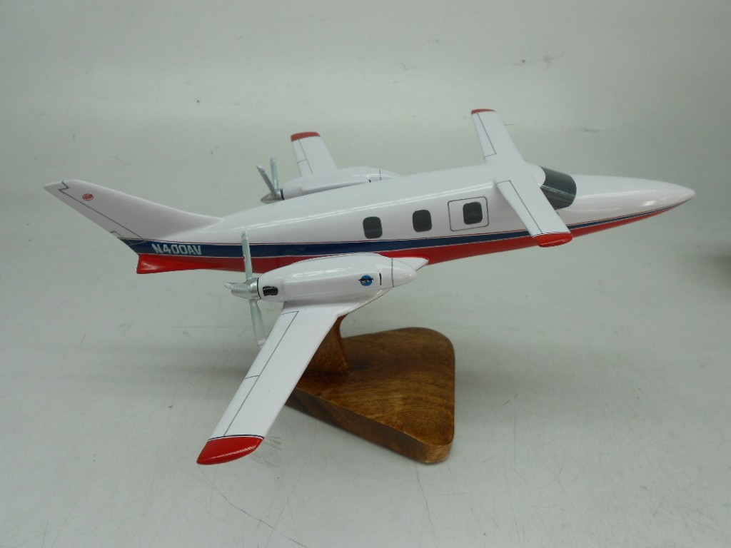 Avtek 400 Business Aircraft AI Mooney Airplane Mahogany Wood Model ...