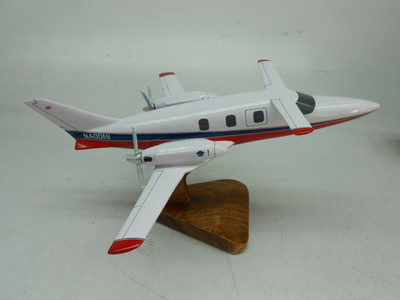 Avtek 400 Business Aircraft AI Mooney Airplane Mahogany Wood Model ...
