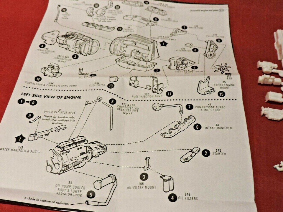 AMT Mack R685ST Maxidyne 6 Cyl Turbo Diesel Engine 1/25 | eBay