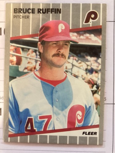 Bruce Ruffin 1989 Fleer Baseball Card #580 | eBay