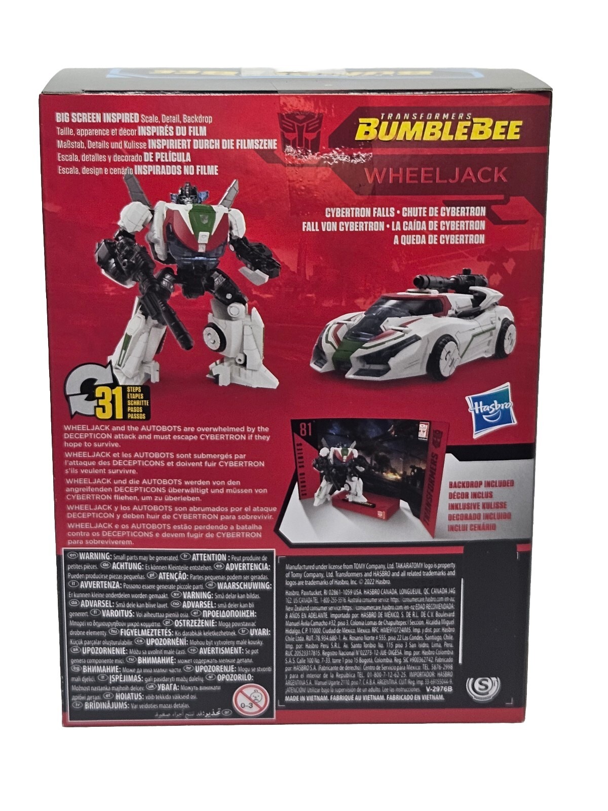 Hasbro Transformers BumBlebee Wheeljack Studio Series 81 Action Figure ...