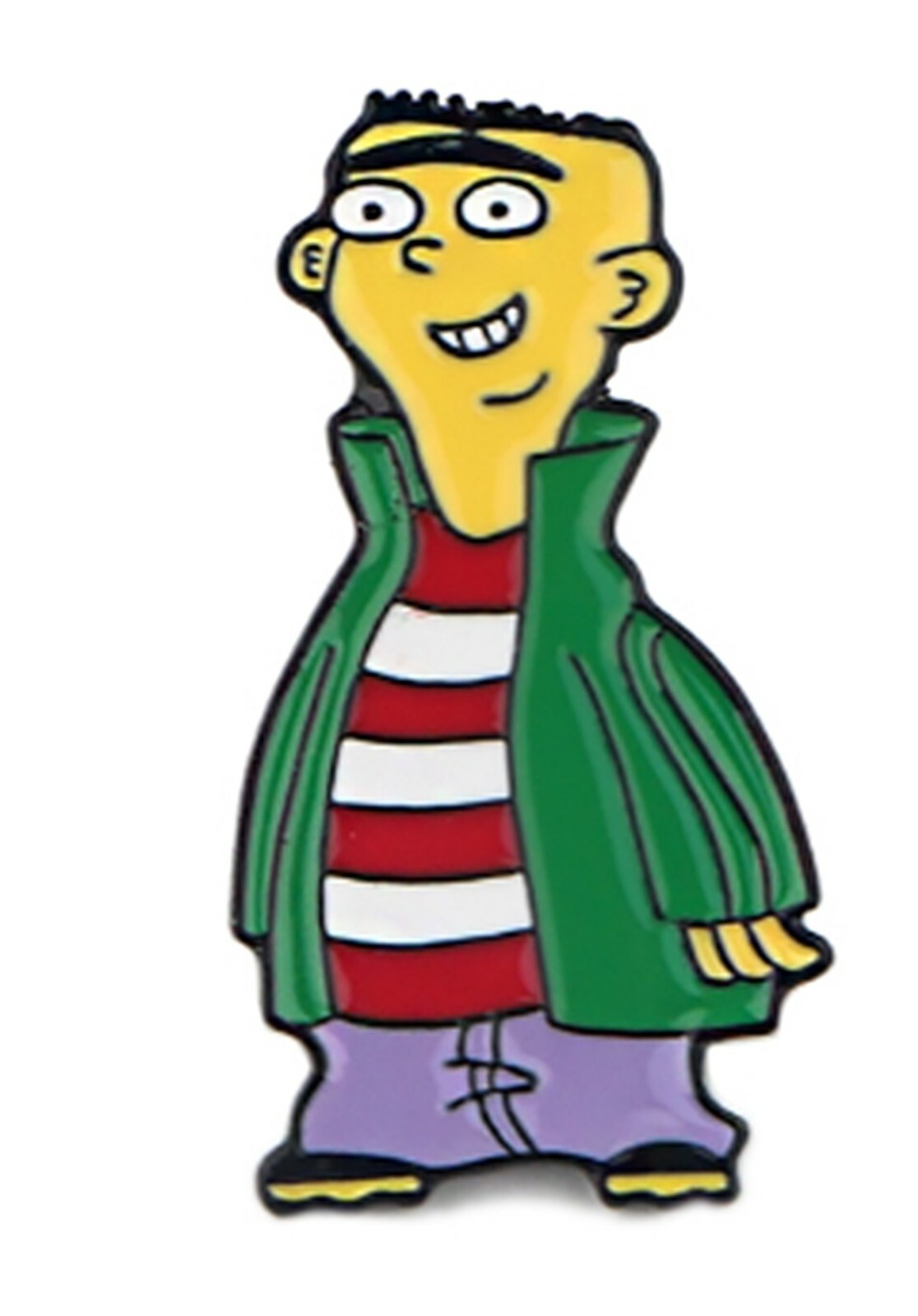 Ed Cartoon Character Enamel Metal Pin | eBay