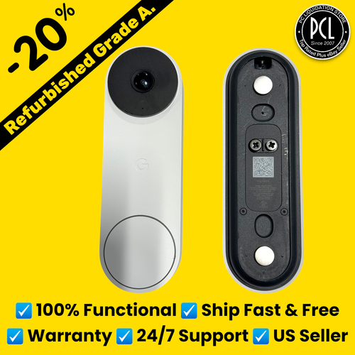 Google Nest Doorbell Wired 2nd Gen - Snow White Color GA02767-US G28DR ...