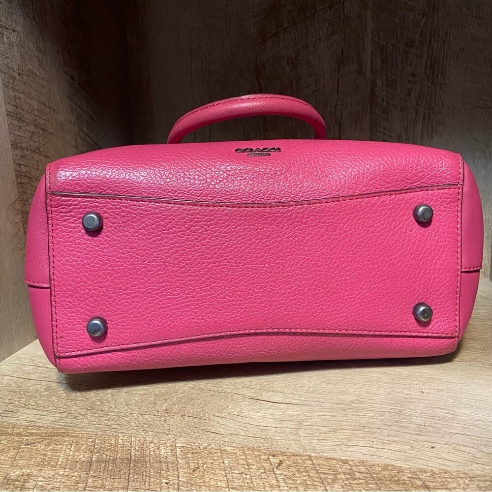 COACH Blake Carryall 25 Pink Bubble Leather Crossbody… - Gem