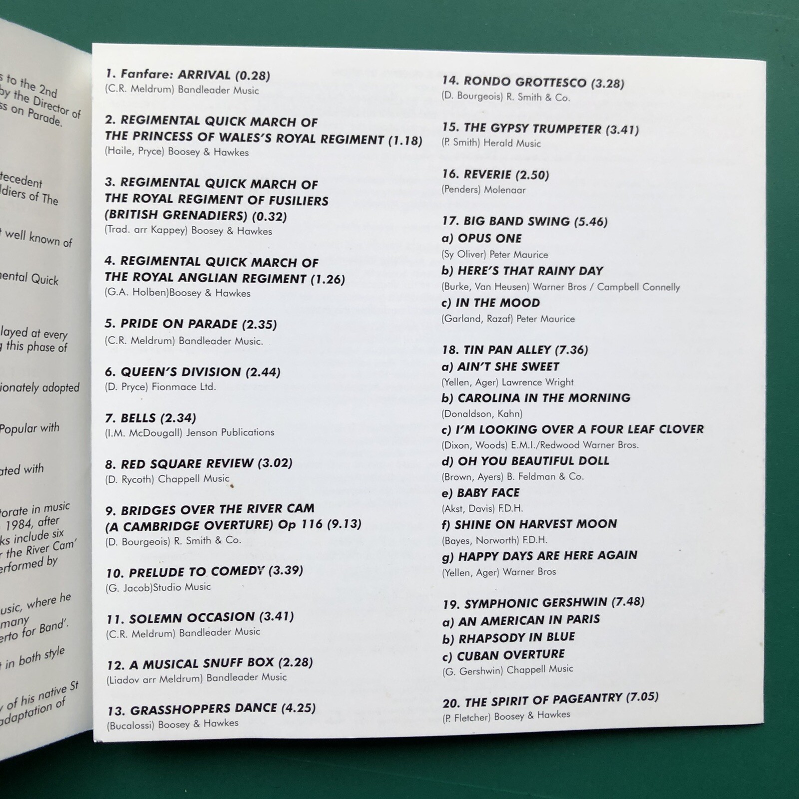 Minden+Band+Of+The+Queen%27s+Division+-+Arrival+%28CD+1996%29 for sale ...