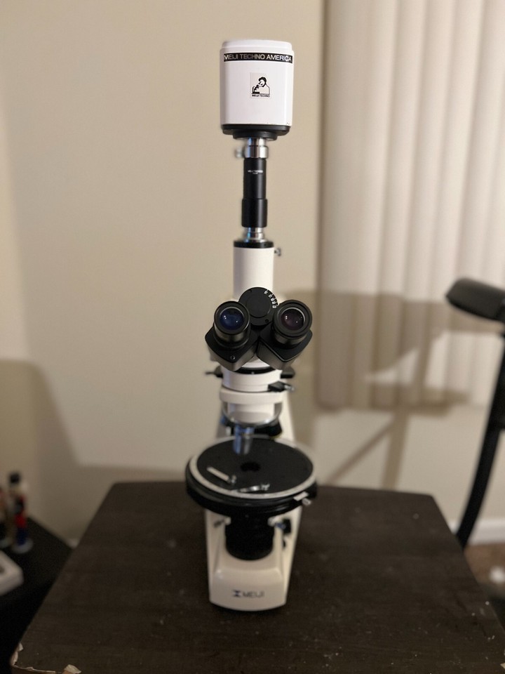 Meiji MT6120 Asbestos Microscope With Digital Camera | eBay