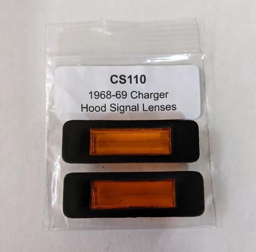 1968 68 1969 69 Dodge Charger Hood Signal Indicator Lens Set | eBay