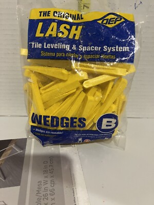 Lash Tile leveling & Spacer system Wedges QEP New 96 pack | eBay