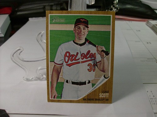 2011 Topps Heritage #112 - Luke Scott - Baltimore Orioles 11-710 | eBay