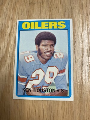 1972 Topps Football Ken Houston Oilers Card #78 | eBay