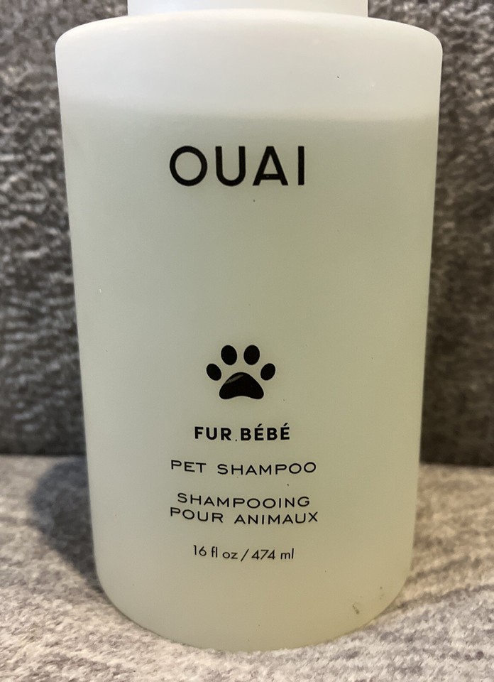 OUAI Fur Bébé Pet Shampoo Mercer Street Scent ~ 16 Fl Oz / 474 ml ...