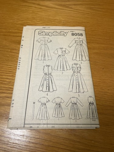 Simplicity 8058 Misses’ Easy-to-Sew Dresses In Two Lengths Sewing ...