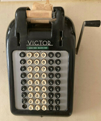 Cash Register, Adding Machines - Vintage Victor Adding Machine