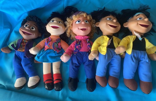 Vtg Fisher Price The Puzzle Place Lot Of 5 - 14" Plush Dolls Toy 1994 ...