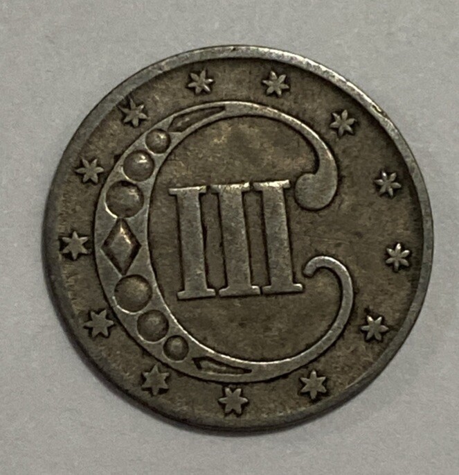 1852 - US 3 Cent Trime - Exact Coin Imaged Very Nice Coin #3C11 | eBay