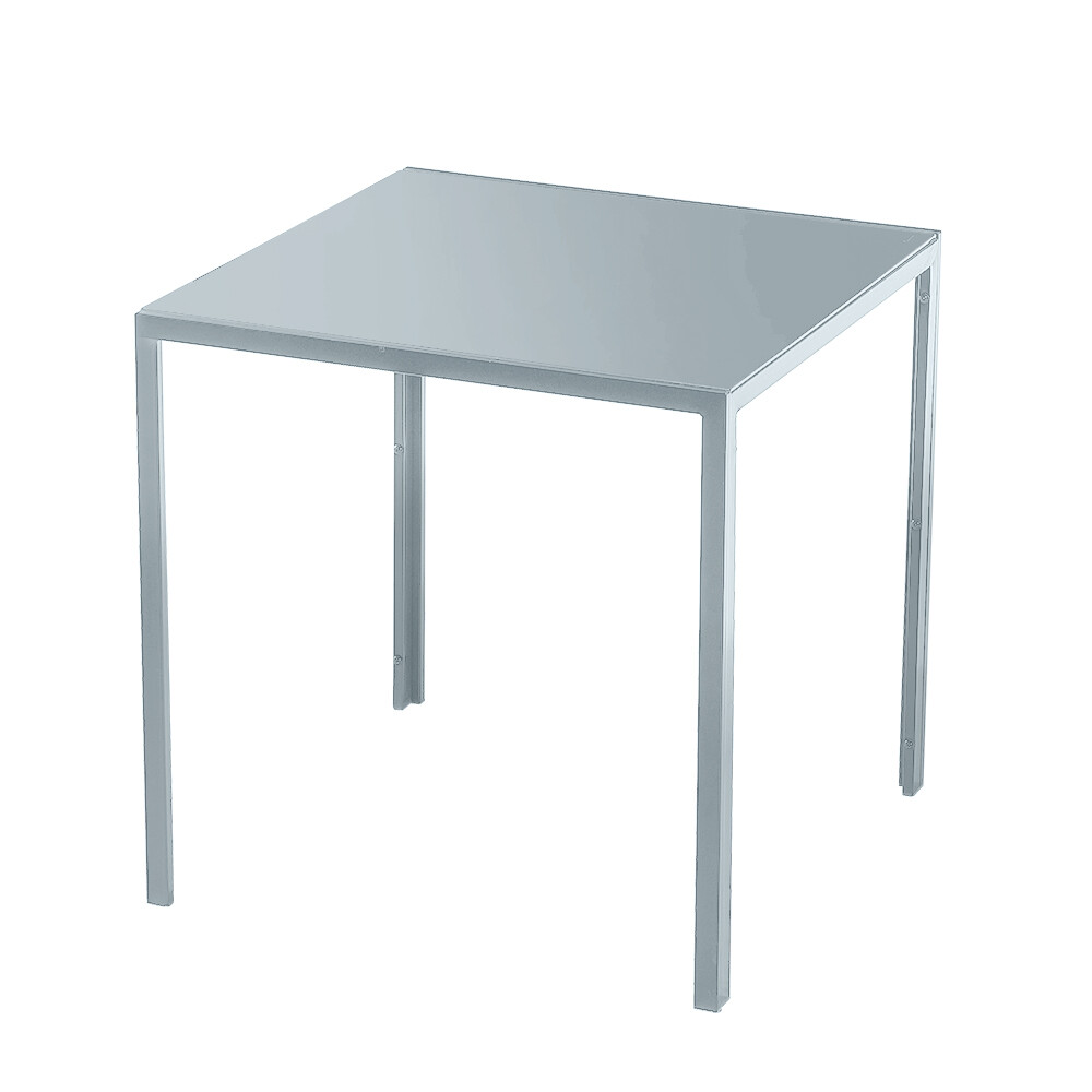 Square Dining Table 75x75 cm Kitchen Table Glass Dining Table for Small ...