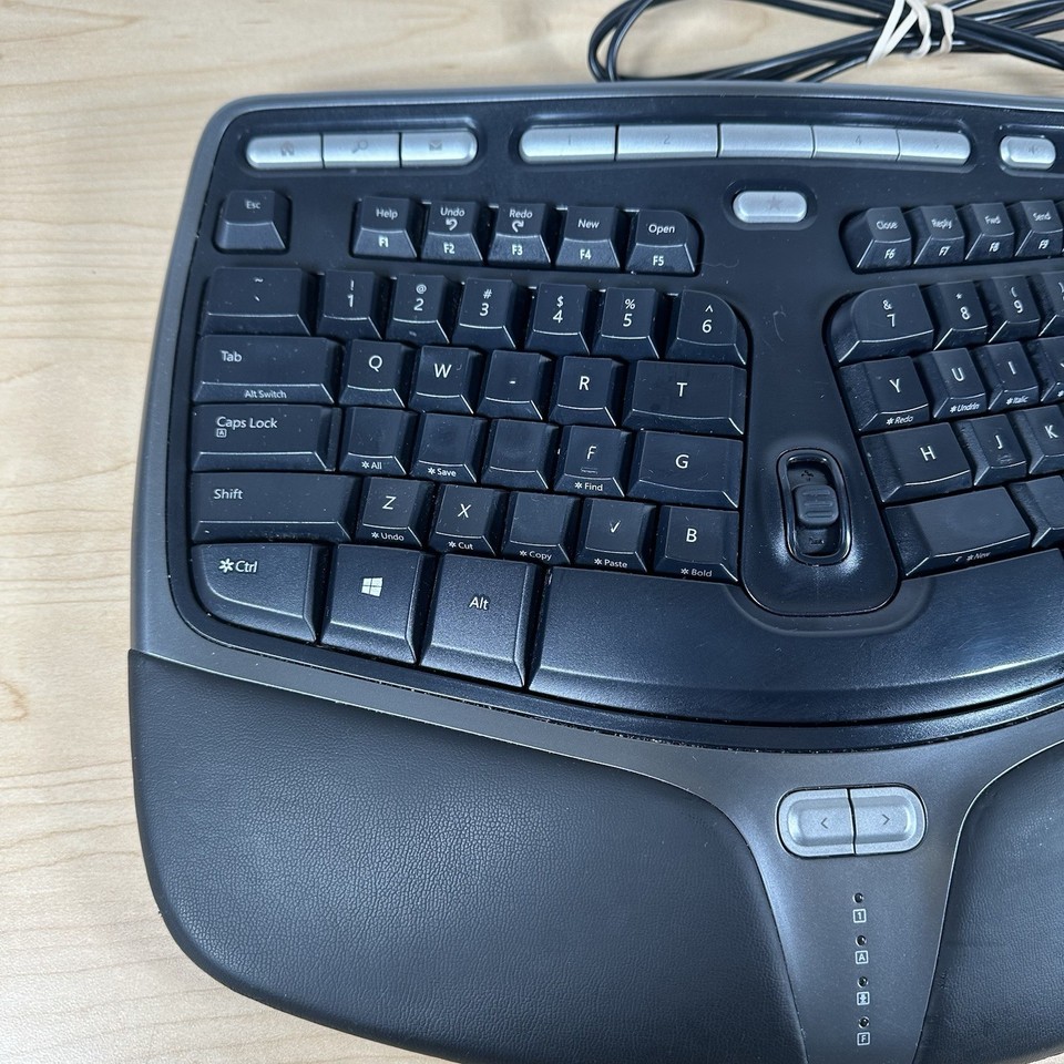 Microsoft Natural Ergonomic Keyboard 4000 V1.0, Model #1048, KU-0462 | eBay