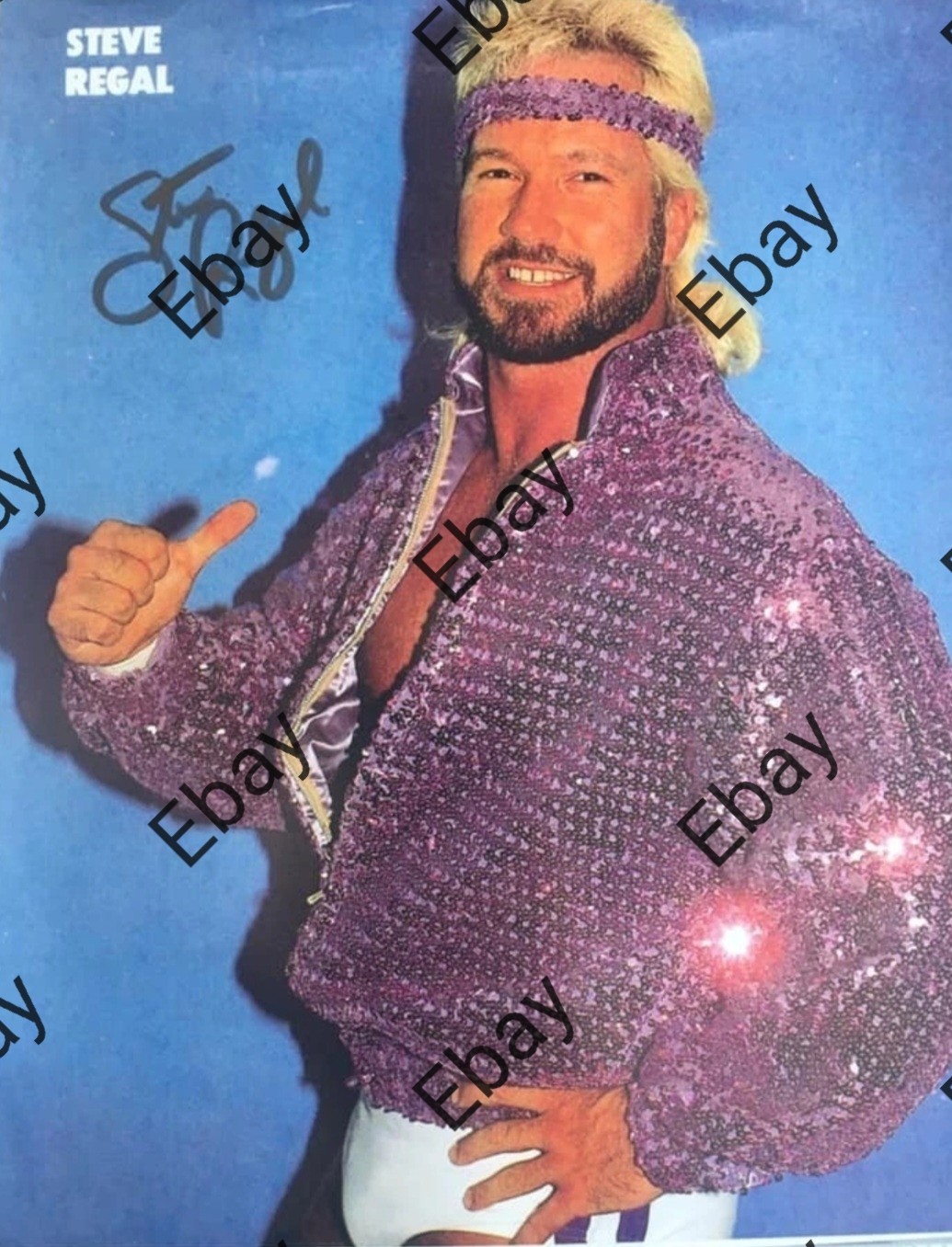 Steve Regal Autographed 8x10 Signed Photo reprint WWE WWF WCW | eBay