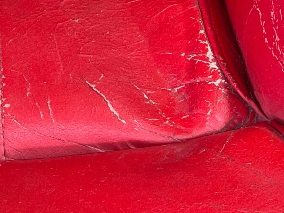 Corvette C4 Seats red leather covers with foam GM OEM 94 95 96 | eBay