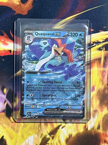 Pokémon TCG Quaquaval ex Scarlet & Violet - Paldea Evolved 052/193 Holo ...
