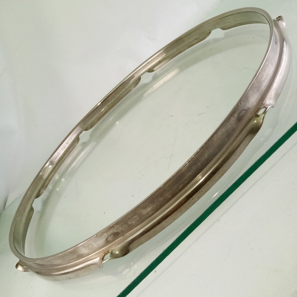 Ludwig 16"BRASS Floor Tom Drum Batter Rim/Hoop 8Lug Triple-Flange ...