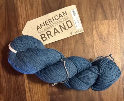 Hikoo Yarn Rambouillet Wool Nylon Blend Color 110 American BRAND 440y ...