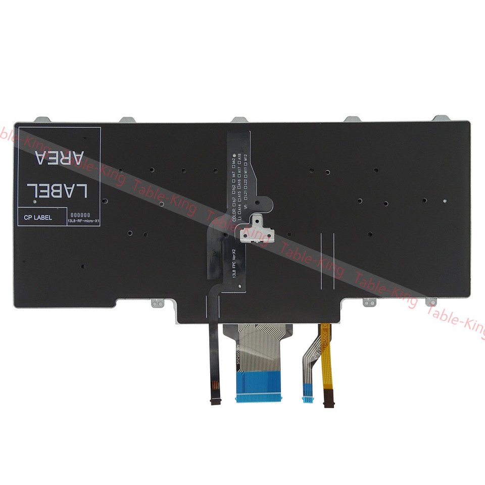 US Backlit Black Keyboard for Dell Latitude E5450 E5470 E7450 E7470 ...