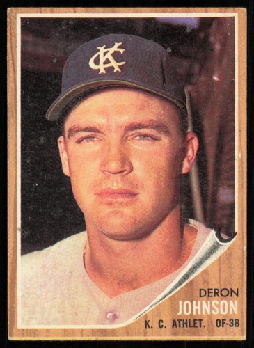 1962 Topps #82 Deron Johnson Kansas City Athletics | eBay