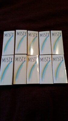 10 Misty Cigarette Multi Colored Wooden Matches and Boxes | eBay