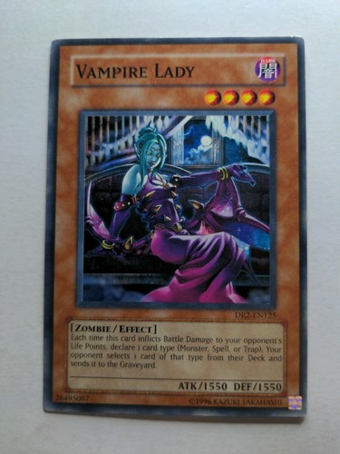 Vampire Lady - DR2-EN125 - Unlimited - Yu-Gi-Oh | eBay