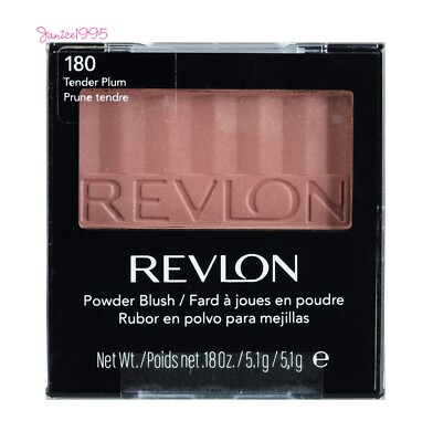 REVLON Pressed Powder Blush Compact #180 TENDER PLUM | eBay