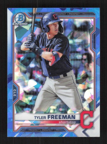 Tyler Freeman 2021 Bowman Sapphire Edition Cleveland Indians #BCP-119 ...