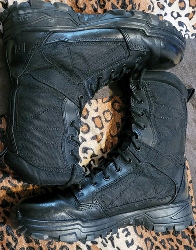 5.11 Men's Fast-Tac 8" Military and Tactical Boot, Black, Style 12387 ...