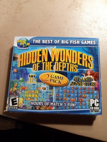 Big Fish: Hidden Wonders of The Depths 2 Dual Pack - PC Game CD/ROM DVD ...