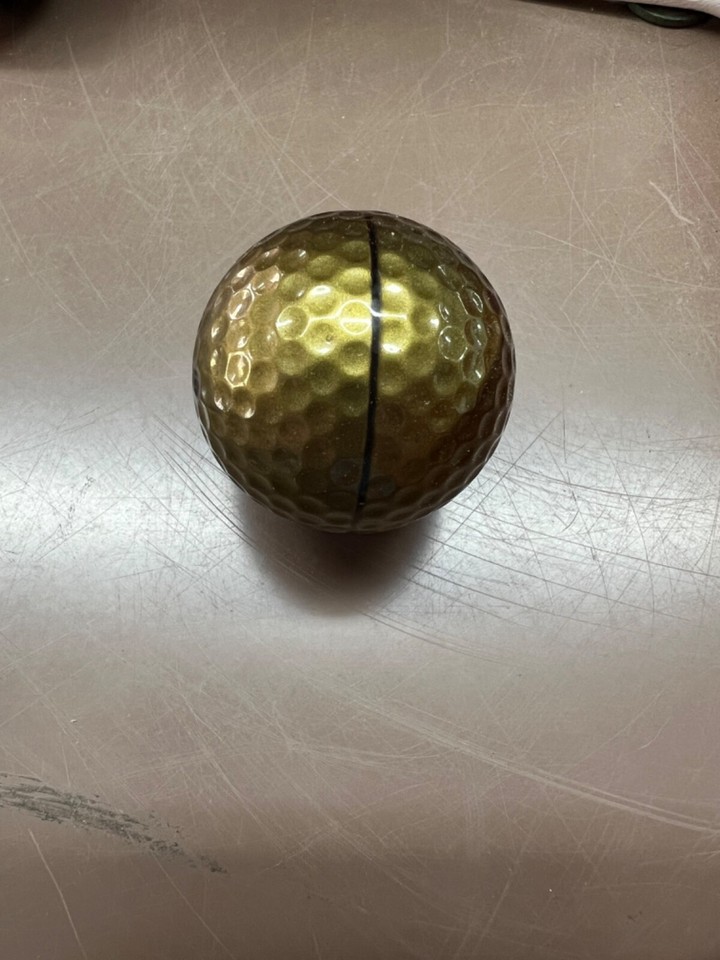 PING GOLF BALL-RARE SOLID GOLD PING EYE2 #2 NO LOGO 9.8/10 GRADE‼️ | eBay