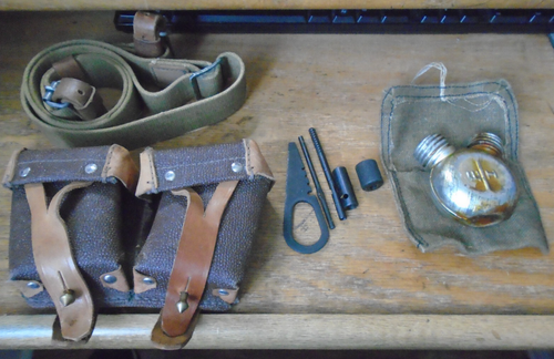 Vintage Mosin Nagant Oiler Tools Kit Sling and Ammo Pouch GUC | eBay