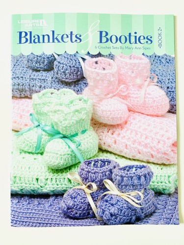 Blankets & Booties Book 2 - 6 Blanket & Bootie Crochet Patterns ...