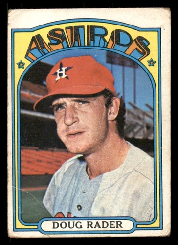 1972 Topps Doug Rader #536 Poor Baseball Card | eBay