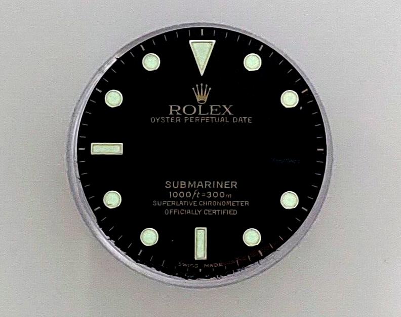 Genuine Rolex 16613, Submariner Black Dial , Luminova Blue/ Green, T/T ...
