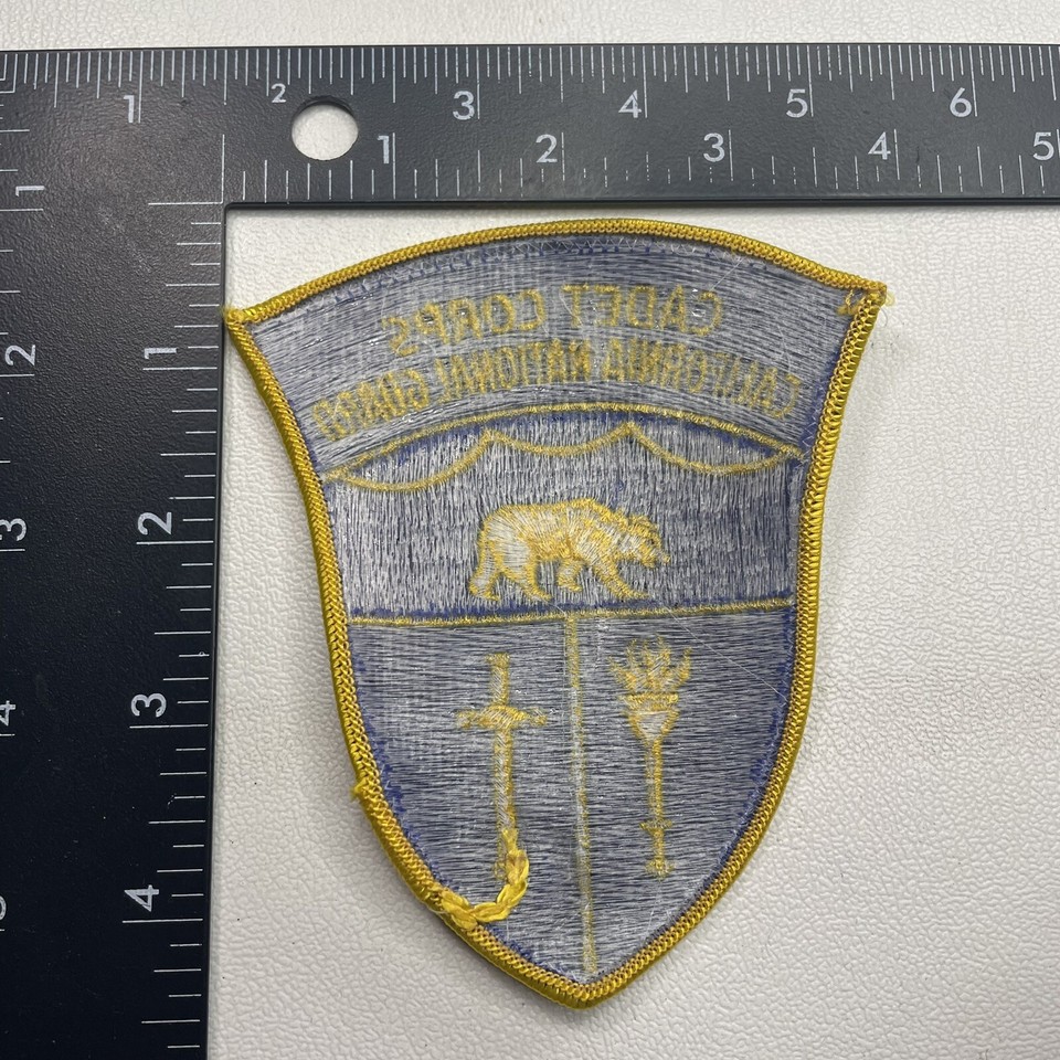 CADET CORPS CALIFORNIA NATIONAL GUARD Patch S008 | eBay