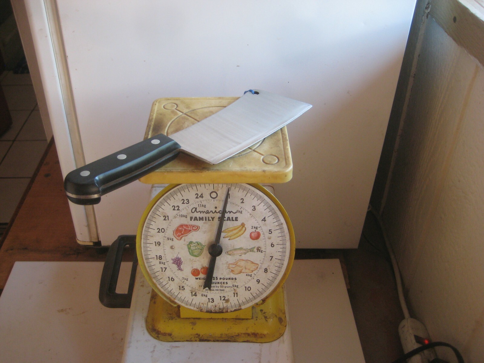 Vintage 6 1/2" Blade x 1 lb. SABATIER ROWOCO Fine NOS Cleaver Knife ...