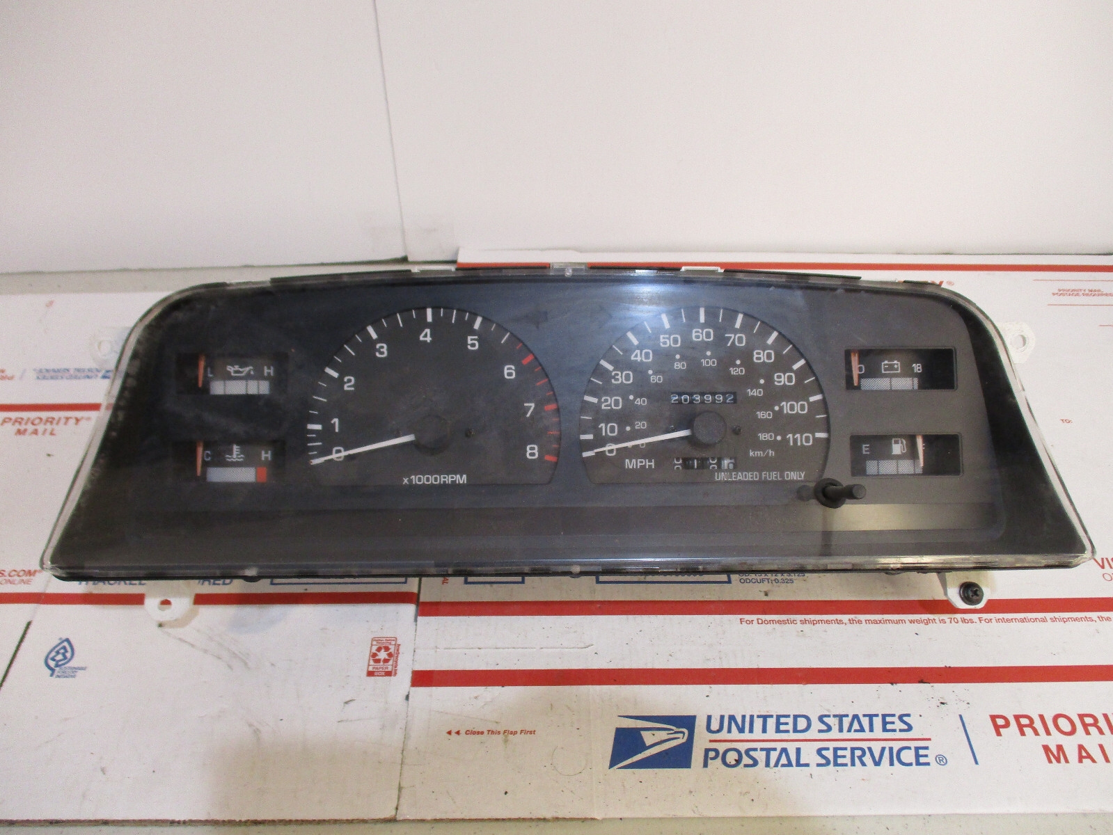 1995 Toyota 4Runner Pickup 203K Speedometer Analog Instrument Cluster ...
